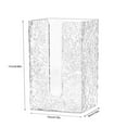 Holloyiver Acrylic Tissue Box, Tissue Dispenser Dryer Sheet Holder ...