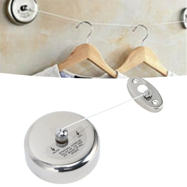 Retractable Nylon Cord , 304 Stainless Steel Clothes Line Dryer with ...