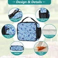 ALAZA Ocean Octopus Turtles Whale Insulated Lunch Box Lunch Bag Cooler ...