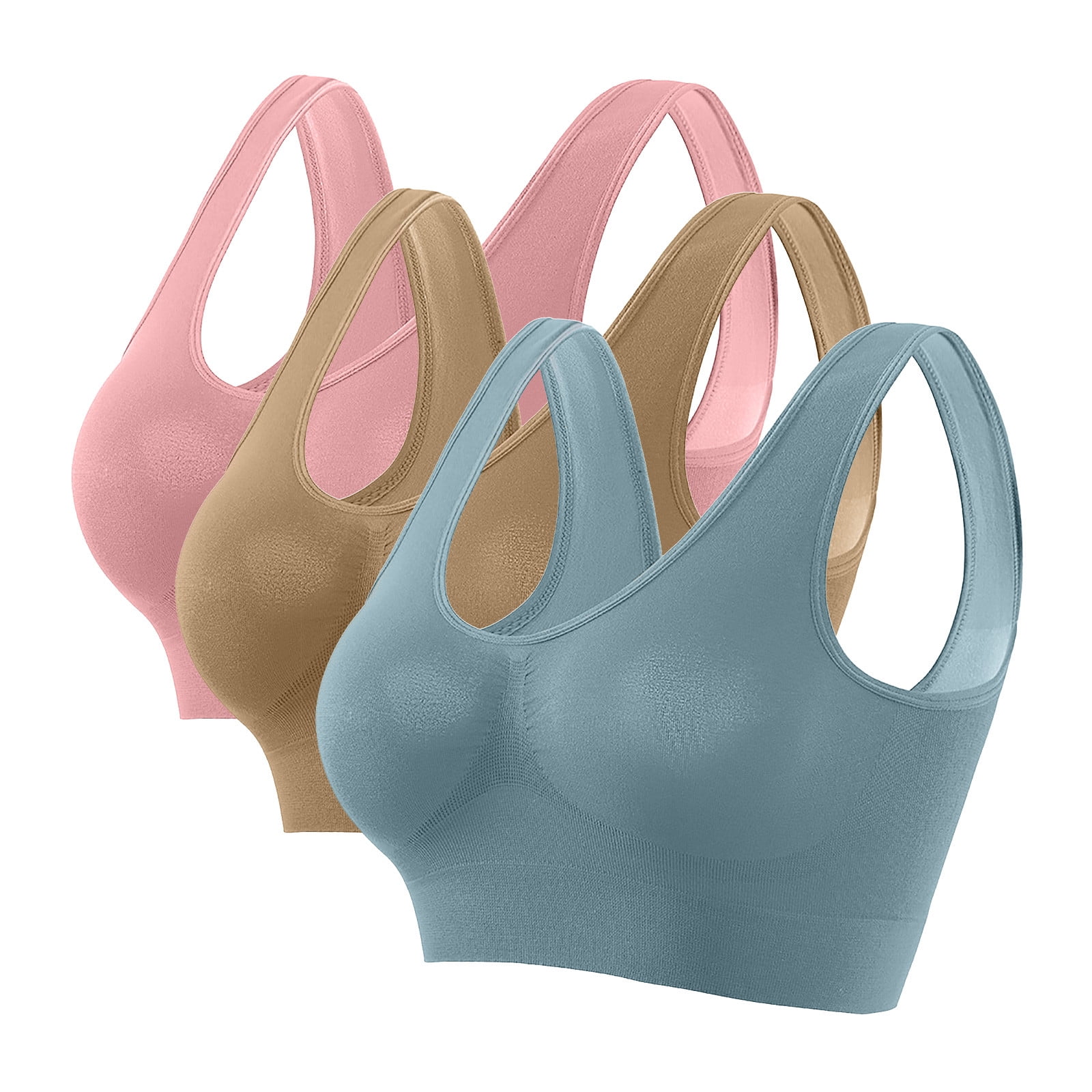 Click here for Cameland 3 Pack Of Wireless Sports Bras For Women... prices
