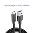 High Speed USB 3.2 to Type C Charging Cable 10Gbps Data Transfer 3A 60W ...