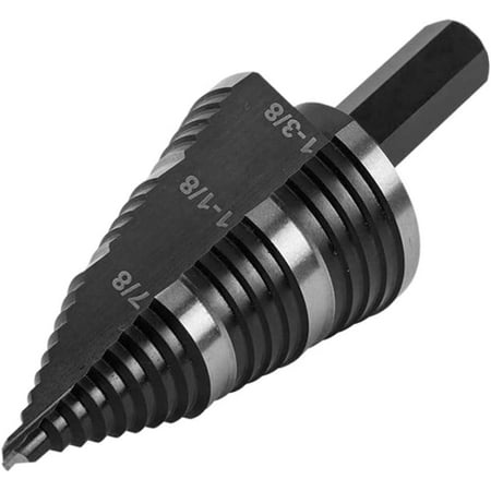 Step Drill Faster Drilling Step Bit 7/8 to 1-3/8inch Double Straight ...