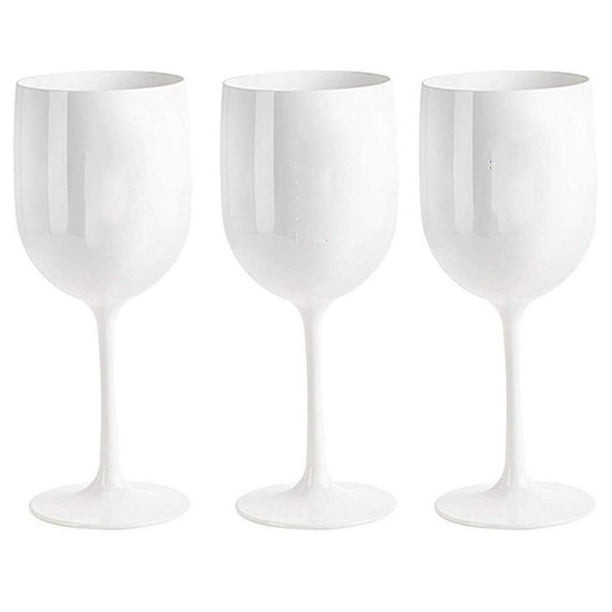 Copas de vino elegantes e irrompibles, copas de vino de plástico, copas ...