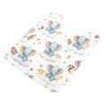 Bathroom Plush Absorbent Mat Combined U-Shaped Square Pad Bath Mat ...