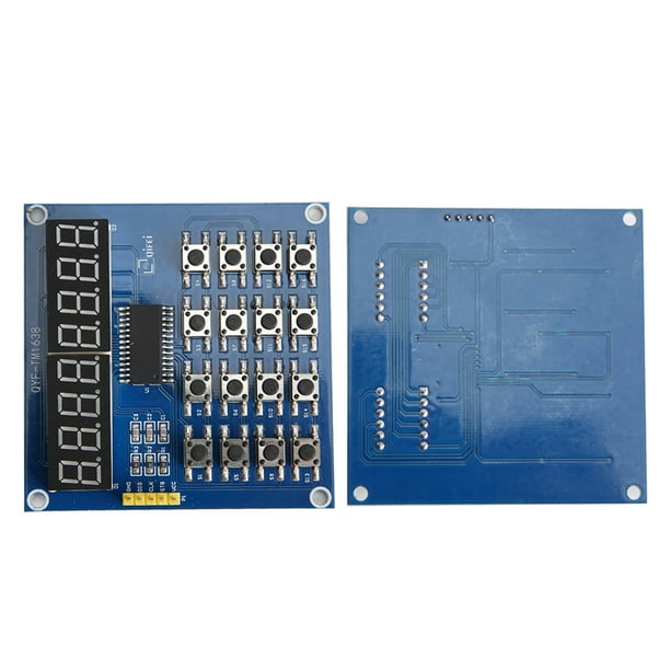 Mcu Control Board Tm1638 3 Wire Mcu Control 8 Bit Led 16 Keys Keyboard