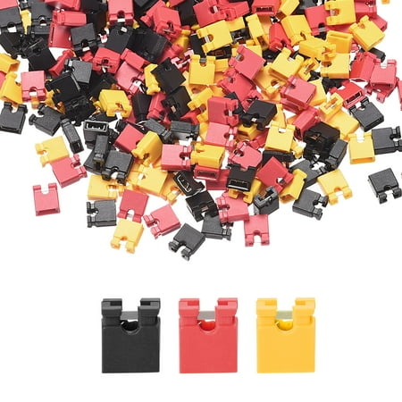 1Set 2.54mm Pin Header Jumper Cap,Short Circuit Connection Cap Mini ...