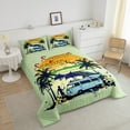Coastal Beach Surf Toddler Bedding Set,Ocean Sea Surfer Comforter Set ...