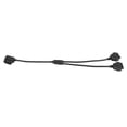 3pcs 50cm Y Style OBDII Adapter Splitter Cable Male to Dual Female OBD2 ...