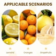 Aluminum Alloy Fresh Fruit Juice Extractor, Upgrade Manual Juicer,Hand ...