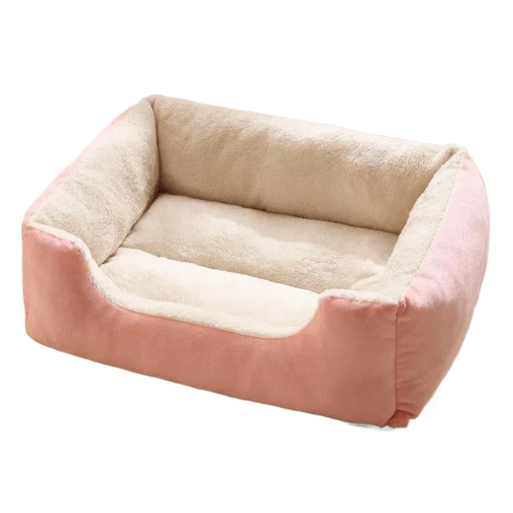 Click here for Beaver & Birch Square Dog Bed Pets Soft Cats Puppy... prices