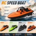 RC Speed Boat Yacht for Water - 9.4 x 3.9 x 3.1 Inch Remote Control ...