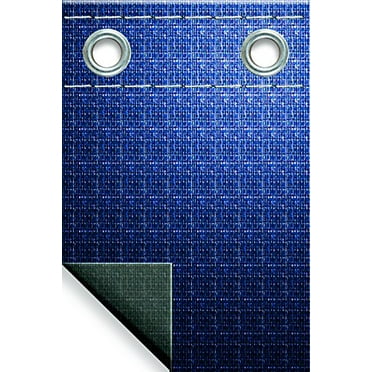 Pool Mate 10 Year Heavy-Duty Royal Blue Round Winter Pool Cover, 30 ft ...