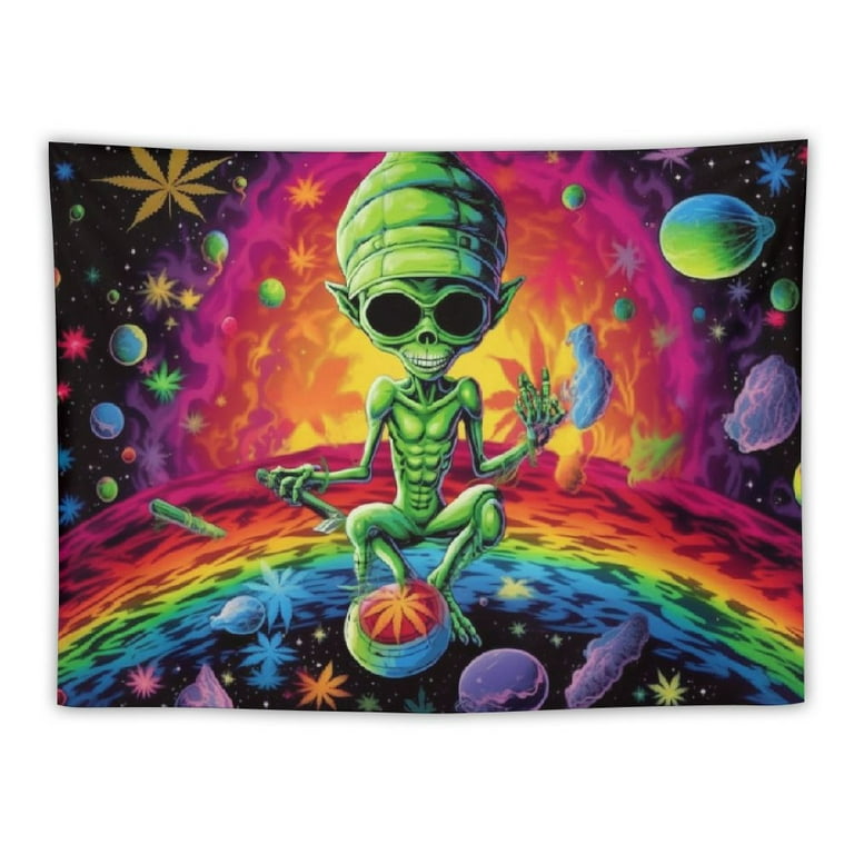 Trippy Weed Kunsttegninger Psychedelic Weed Leaf Photos, Images