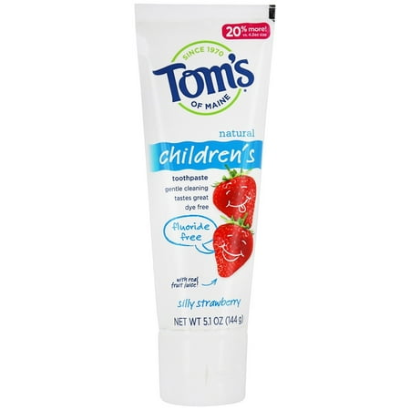 Tom's of Maine - Natural Children's Fluoride-Free Toothpaste Silly ...