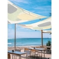 Abstract Color Block Sun Shade Sail 12'X16' Colorful Green Geometric ...