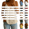 CFMIURAN Women's Tanks & Camis V Neck Sleeveless Summer Tops Solid ...