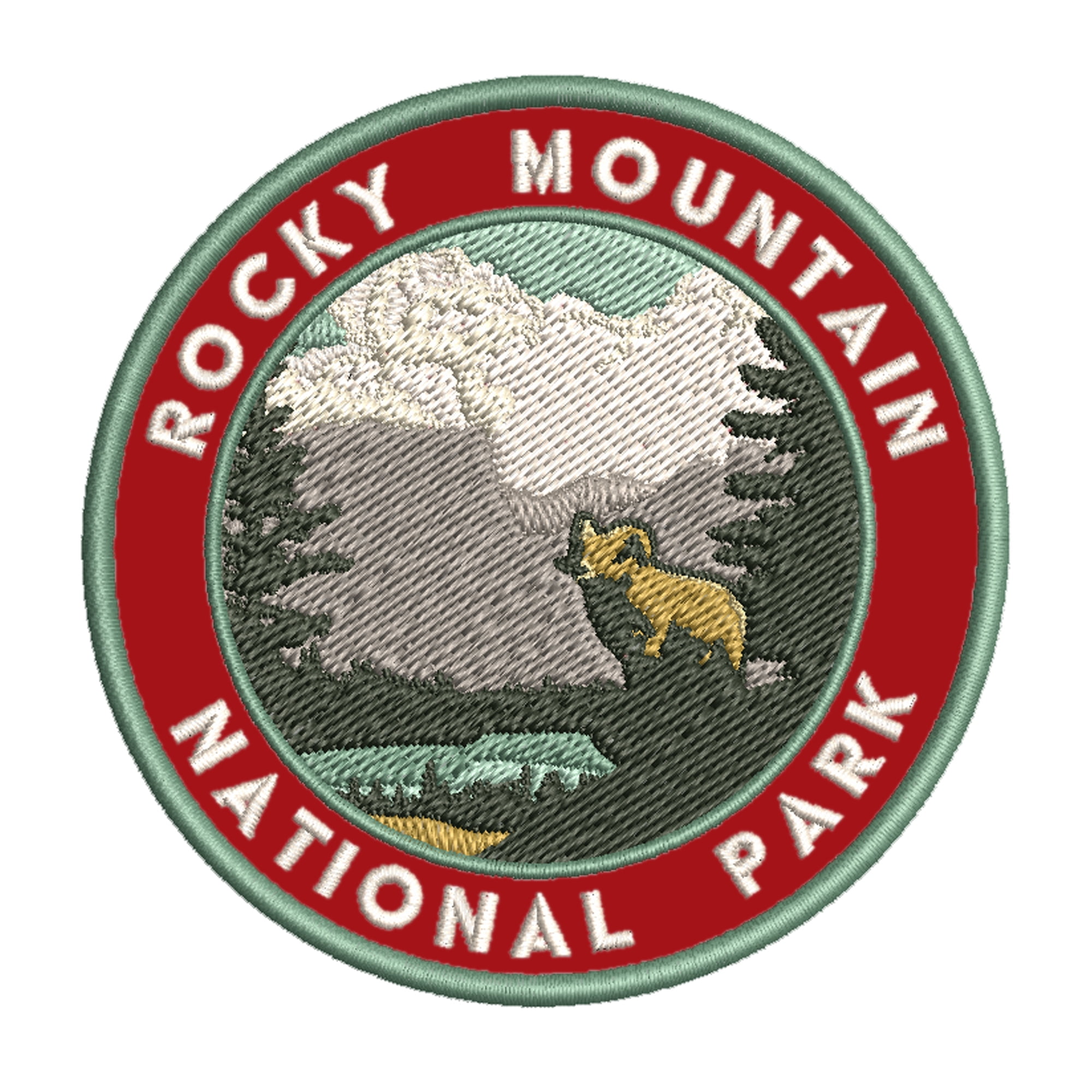 Rocky Mountain National Park 3.5 Inch Iron Or Sew On Embroidered Fabric ...
