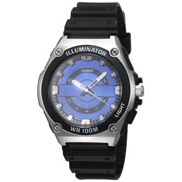 Casio Men's Classic Analog Watch, Blue Dial - Walmart.com