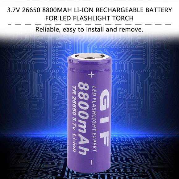 26650 Rechargeable Battery