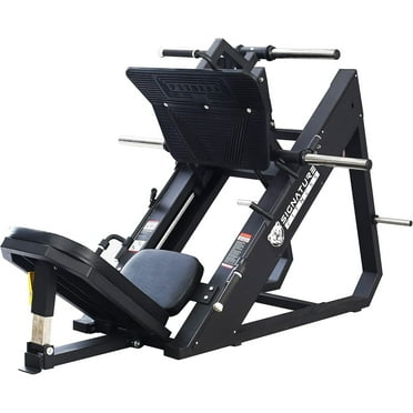 BalanceFrom Commercial Grade Plate Loaded Adjustable Leg Press Machine ...