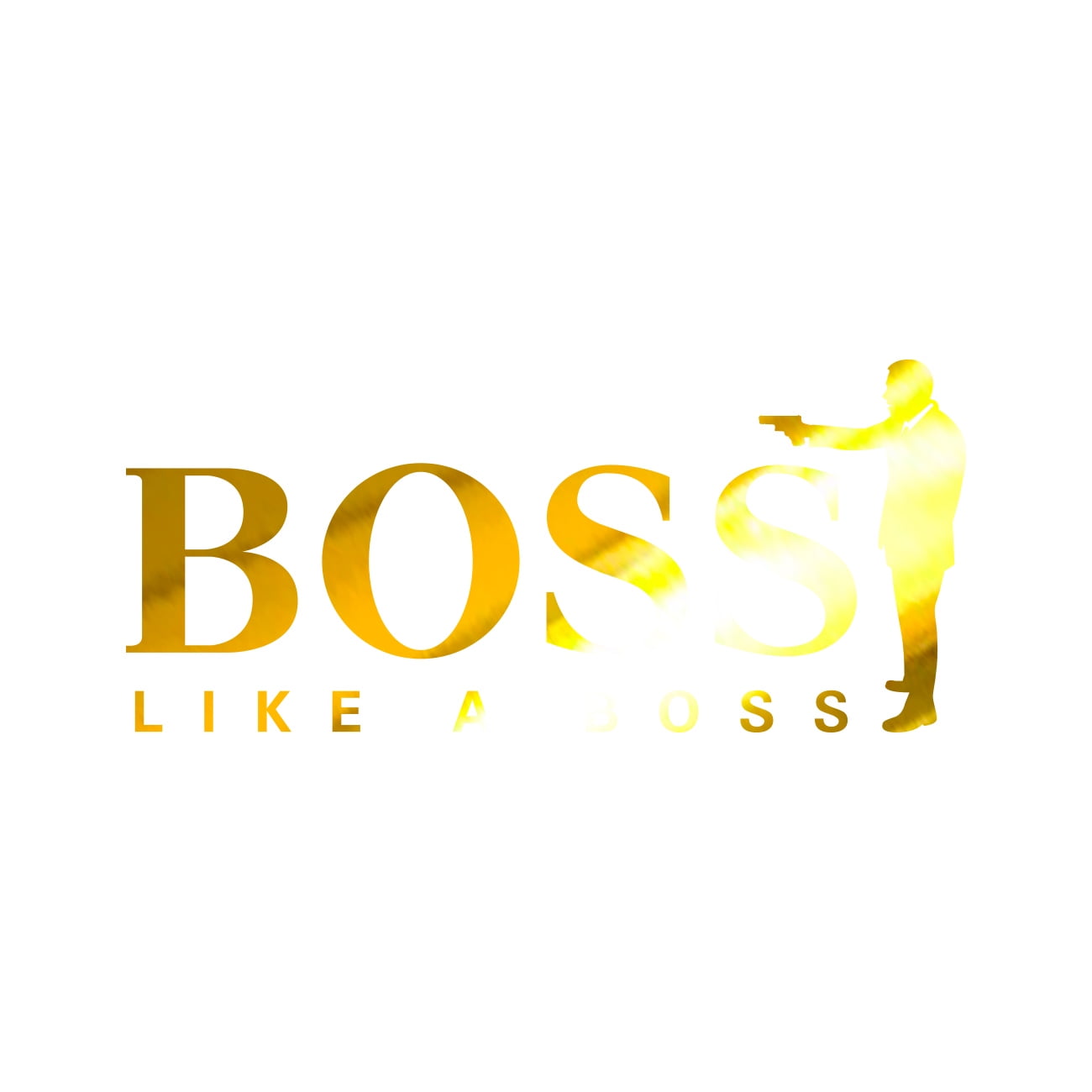 Like A Boss Sticker Decal Die Cut - Self Adhesive Vinyl - Weatherproof ...