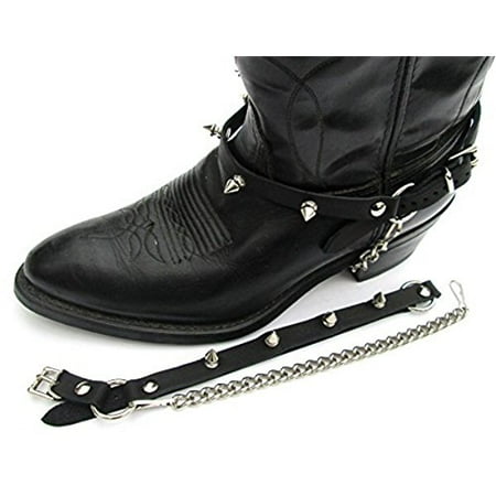 Dangerous Threads - Biker Boots Boot Chains Black Topgrain Cowhide ...