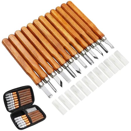 14pcs Wood Carving Tool Kit - Professional Carving Scissors Knife ...