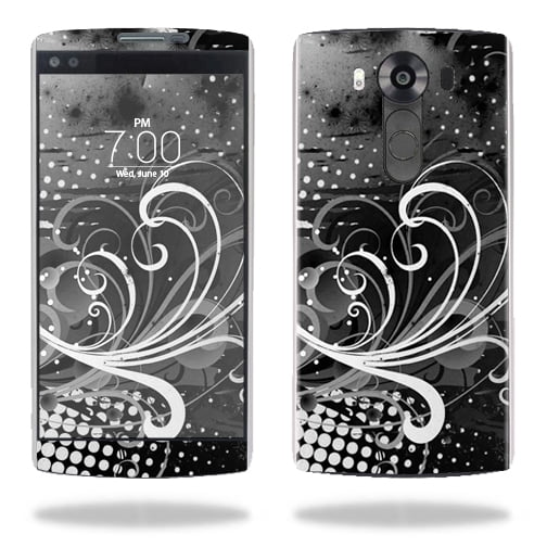 Skin Decal Wrap Compatible With LG V10 cover Sticker Design skins Black ...