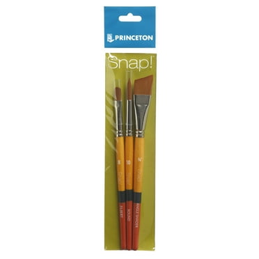 Princeton Brush Snap Gold Taklon Brush, Set #2 - Walmart.com