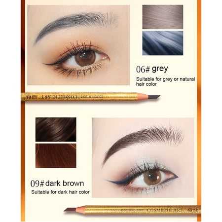 5 Color Pull Line Eyebrow Pencil Waterproof Sweat-proof Long-lasting ...