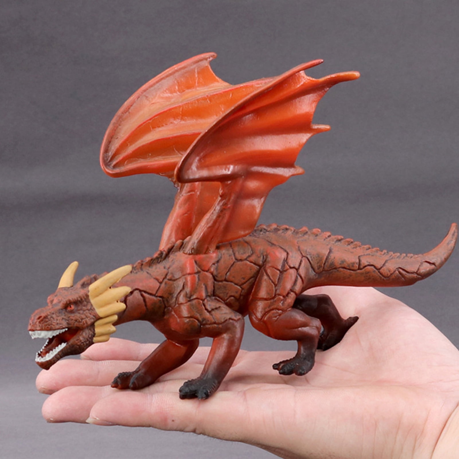 Fire Dragon Statue Toy for Children's Cognitive Development, with Safe ...