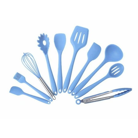Silicone Cookware and Cookware 10 Piece Non-Stick Cookware Set ...
