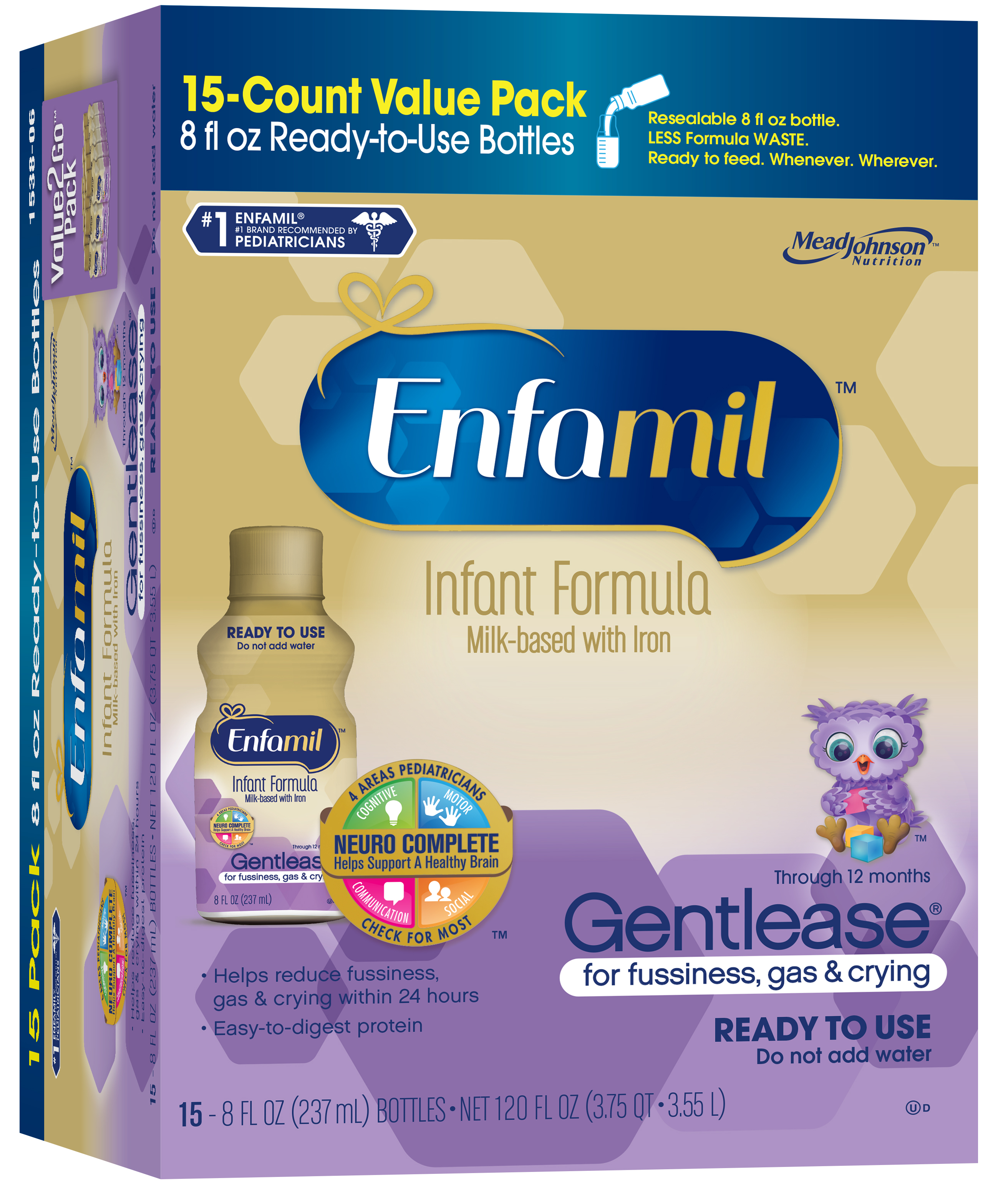Enfamil Gentlease Baby Formula For Fusiness Gas Crying Ready To