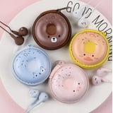 Qearfun Kids' Donut Earbuds, In-Ear Headphones with Microphone ...