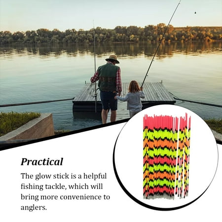 100 Pieces Fishing Float Set Vertical Bobber 100 Buoy Fluctuate High ...