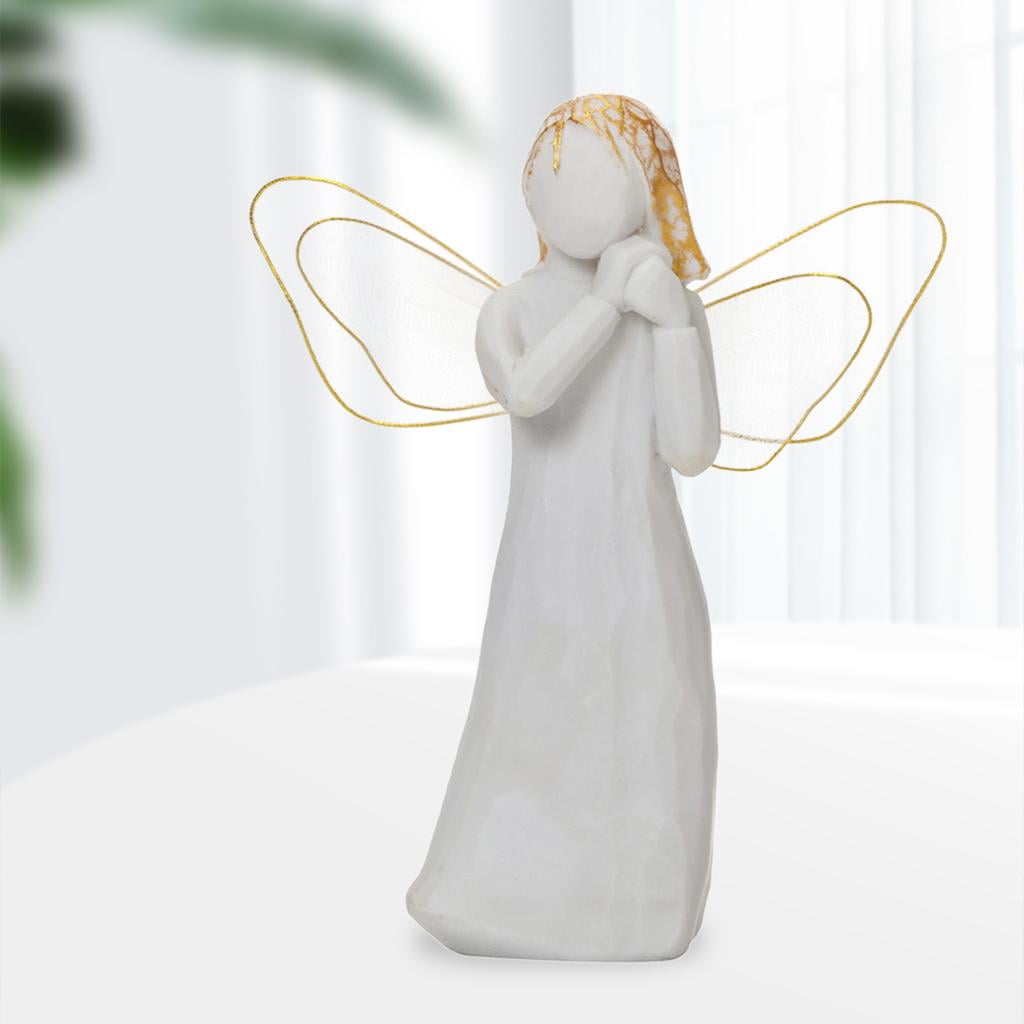Estatua de ángel Macarena escultura coleccionable 3D resina 6.4 × 7 × ...