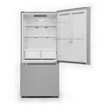 Midea 18.7-Cu. Ft. Bottom Mount Refrigerator, Stainless Steel ...
