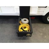 Underchassis Storage Container, Double, with Spare Tire Carrier, 99.5"L ...