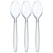 Solo Heavyweight Disposable Plastic Spoon, Ideal for Party & Everyday ...