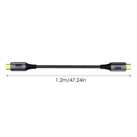 Usb Data Cable 40g 100w Type-c To Type-c Double-headed Cable High ...