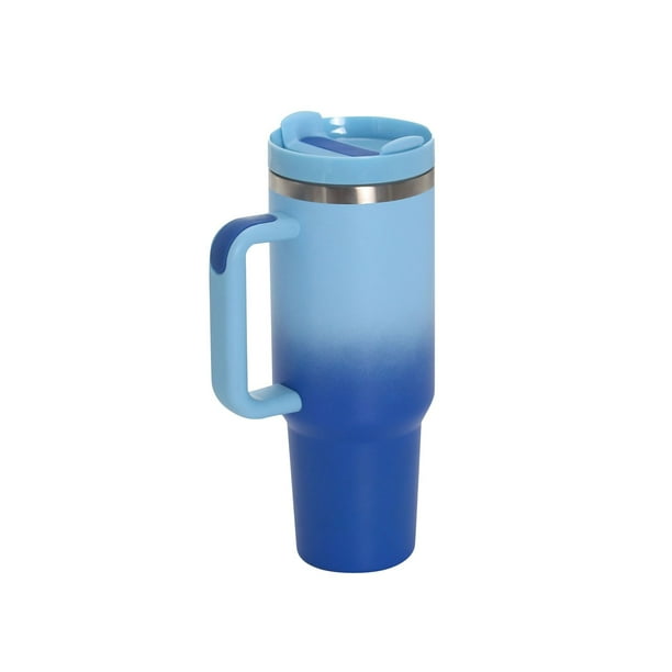 Termo Acero Inoxidable 40 OZ, Termos para Cafe, Termo con Popote Tapa y ...