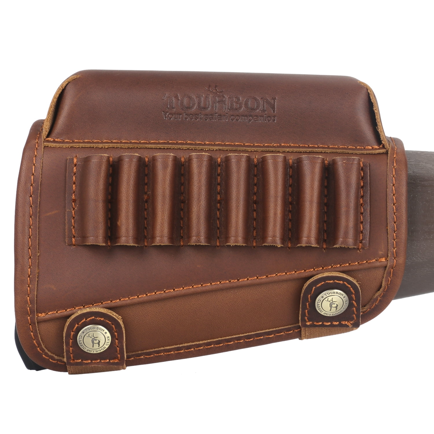 TOURBON Shooting Cheek Riser Gun Buttstock Cover with 308win Rifle Ammo ...