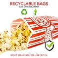 Walmart 1 Oz Red/White Disposable Popcorn Bags, Parties/Theaters ...