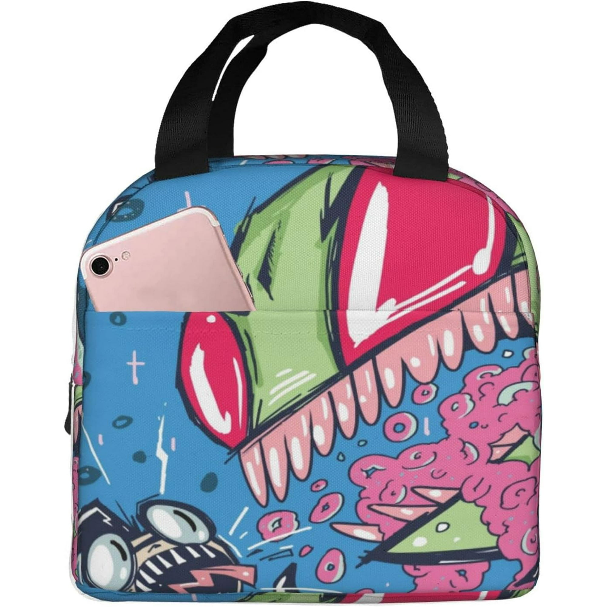 Click here for Lunch Bags Invader Zim Insulated Lunch Tote Reusab... prices