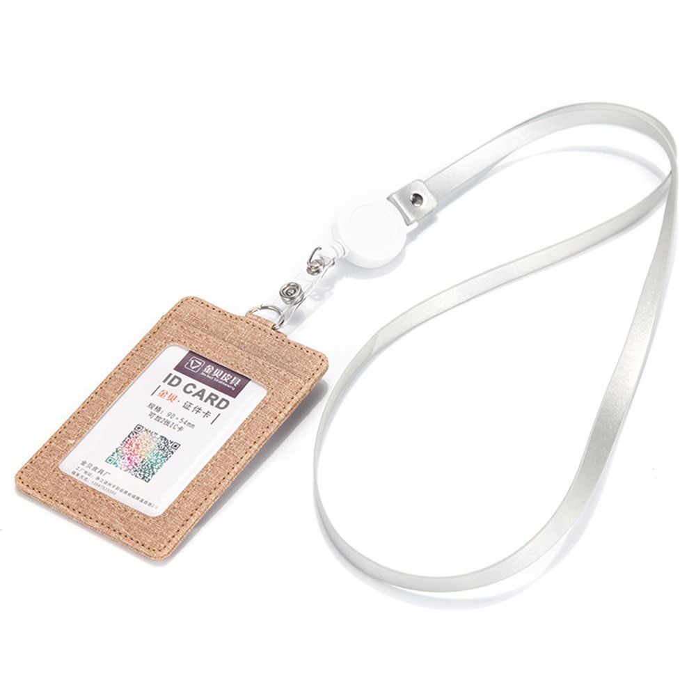 Retractable Lanyards Office School Bank Credit Card Multifunctional PU ...