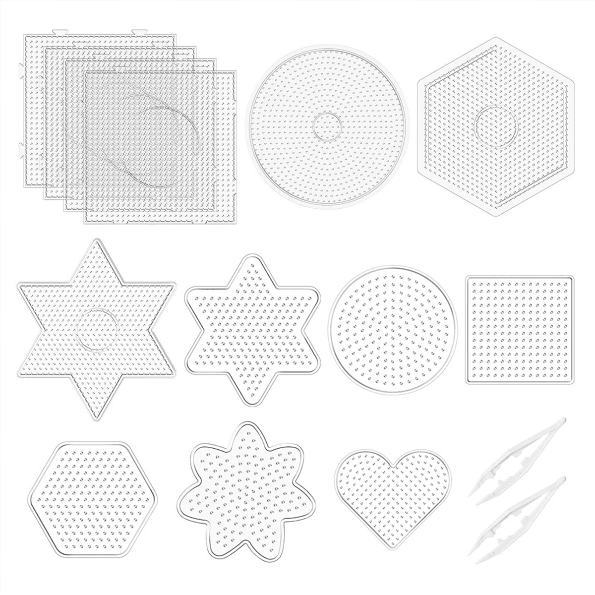 Click here for Unbranded 15 Pcs 5 Mm Fuse Beads Pegboards Plastic... prices