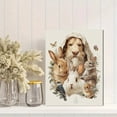 Bible Verse Woodland Nursery Canvas, Christian Animal Print, Gender ...