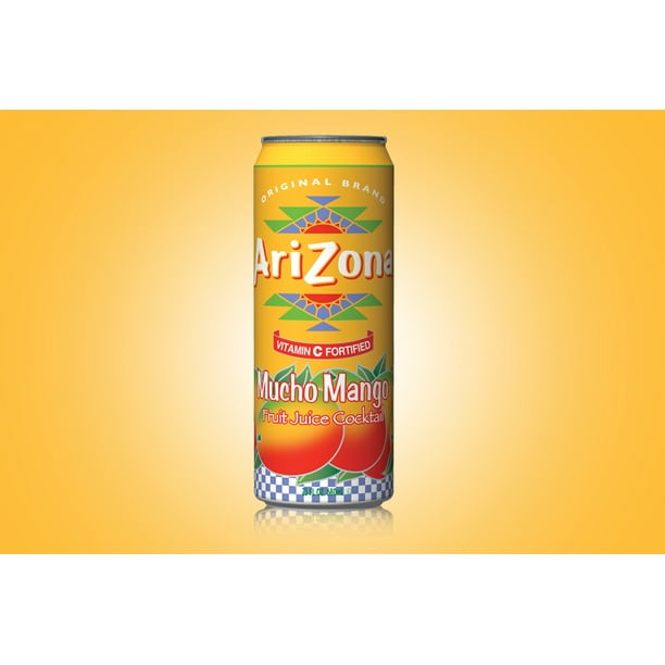 AriZona Mucho Mango Fruit Juice Cocktail, 20 Fl. Oz. - Walmart.com