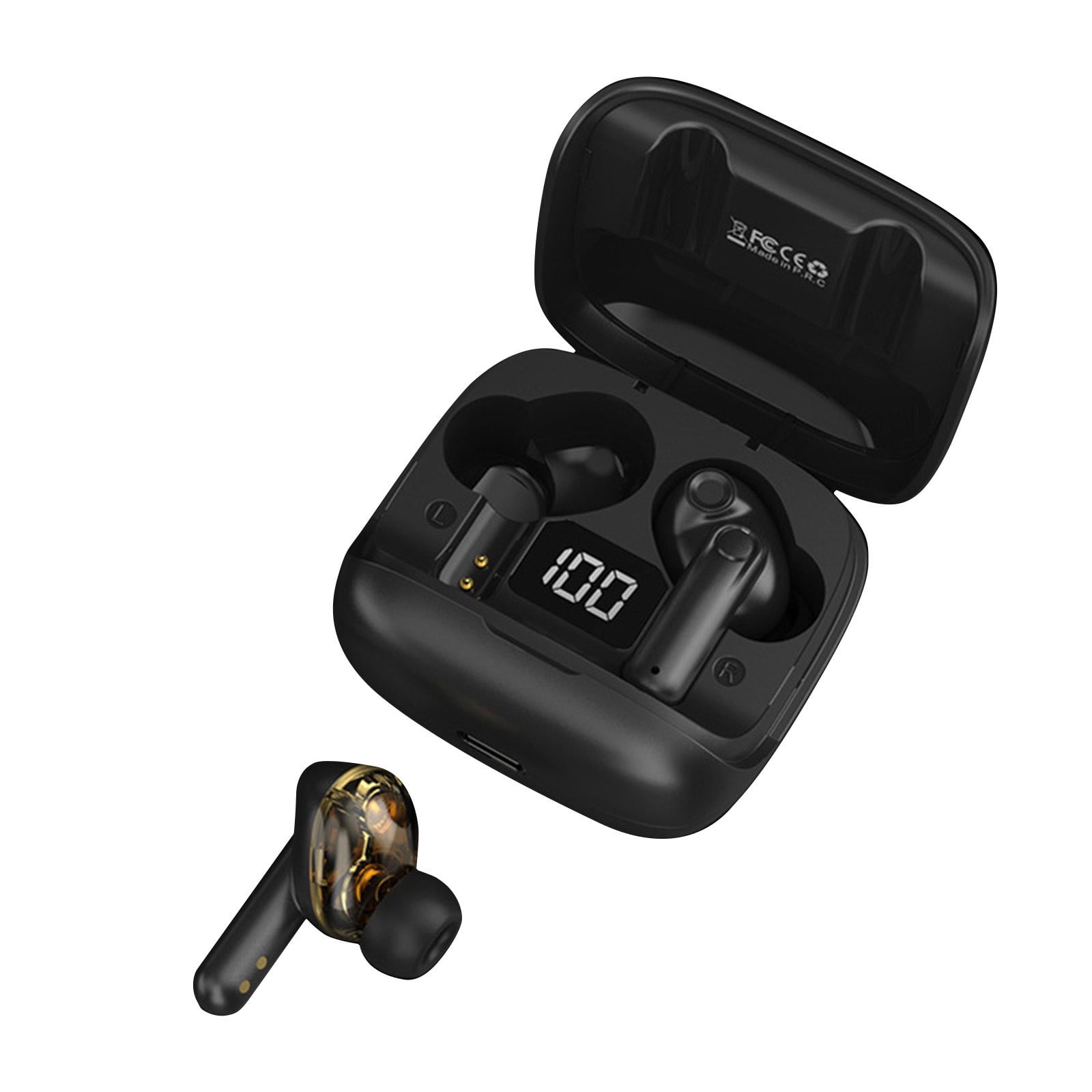 Auriculares Estéreo Inalámbricos True Dynamics Digital Display Tws-Bluetooth 5.2 Ganfancp ...