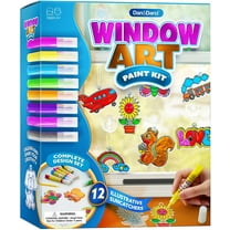 Creative Kids Window Art Stickers - Suncatcher Project for Children 6 ...